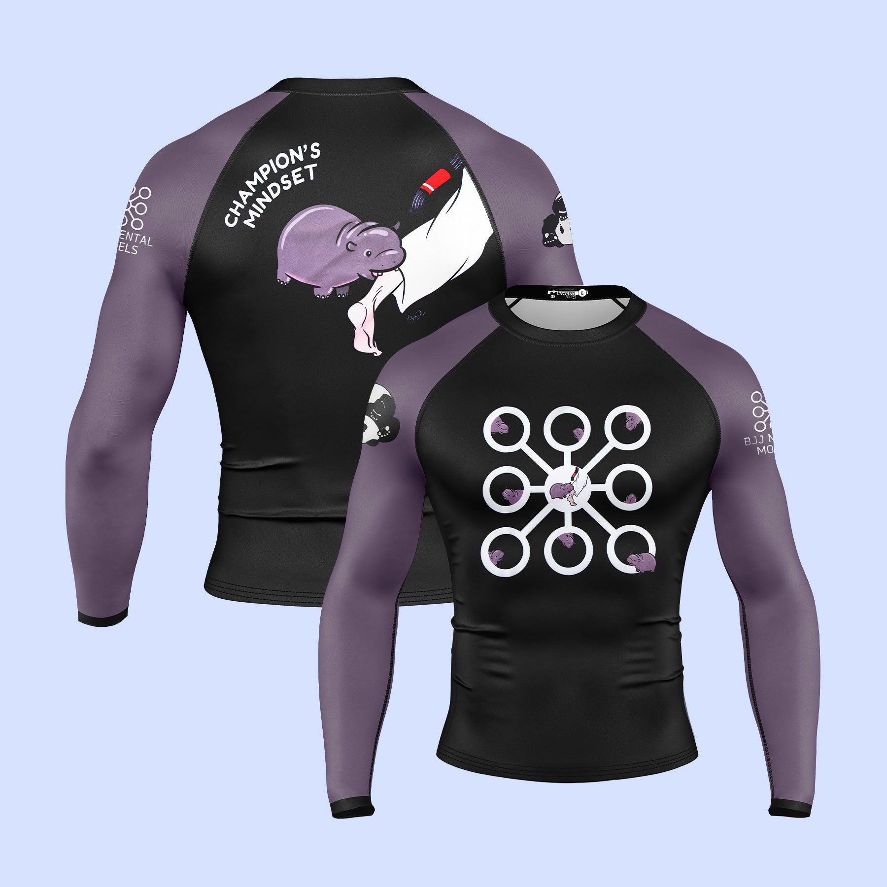 BJJ Mental Models Collab Champion's Mindset Rashguard – Inverted Gear