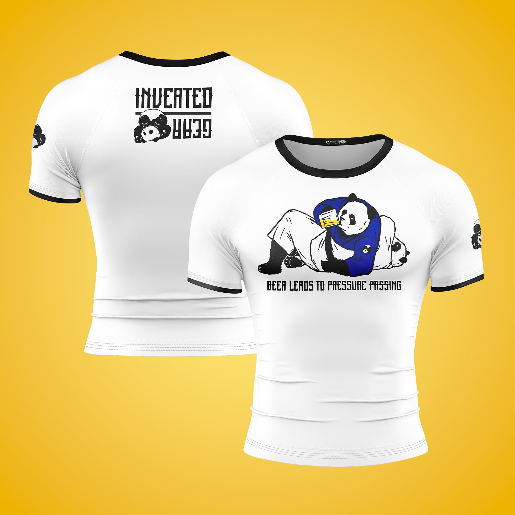 Beer Leads To Pressure Passing Rashguard – Inverted Gear